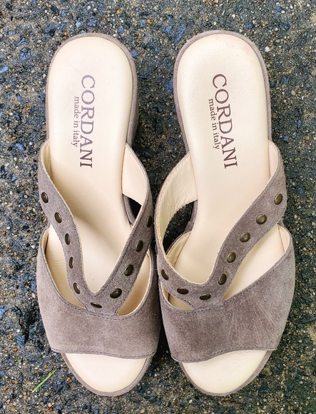 Cordani | Shoes | Cordani Wedge Platform Tan Suede Sandals | Poshmark